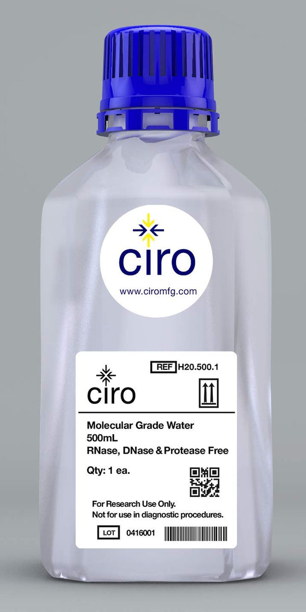 eCon Lab Supply High Purity Water, Reagent Grade Water, 2L, 1 per case ...